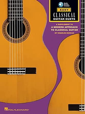 Easy Classical Guitar Duets | Beginner and Intermediate Guitar Duet ...