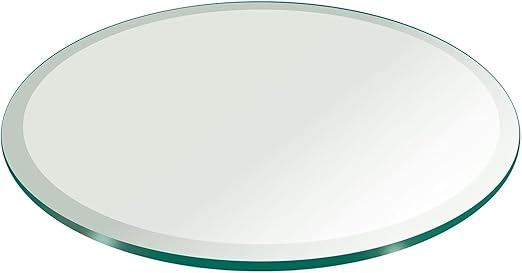 Amazon.com: Glass Beveling Service 13" Inch Round Glass Table top - 1/4 ...