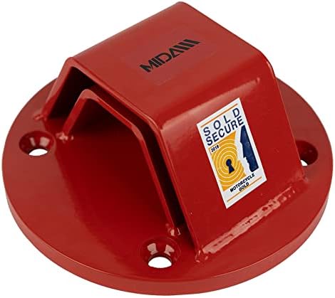 MIDA Titan Fury Motorcycle Security Sold Secure Gold Bolt-In Heavy Duty ...