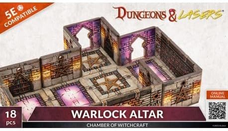 Amazon.com: Dungeons & Lasers: Warlock Altar - 18 Piece Modular Design ...
