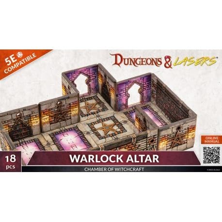 Amazon.com: Dungeons & Lasers: Warlock Altar - 18 Piece Modular Design ...