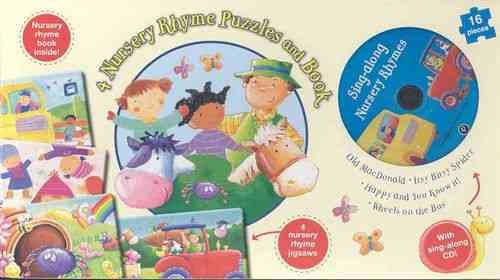 4 Nursery Rhyme Puzzles and Book (Jigsaw Puzzle & Book): unknown author ...