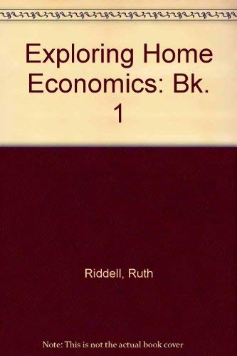 Exploring Home Economics Book1: Scott Riddell: 9780003222531: Amazon ...