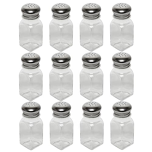 Snapklik.com : TrueCraftware Set Of 12 Classic 2 Oz Square Clear Glass ...