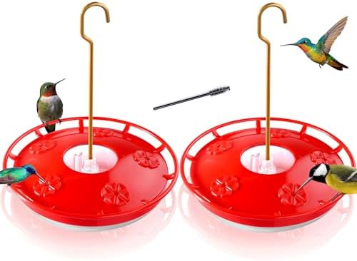 Amazon.com : Hummingbird Feeders for Outdoors, Big Ant Moat Perch with ...