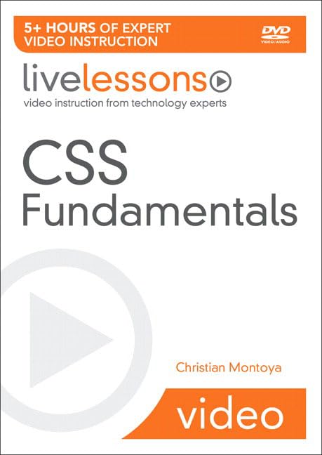 Amazon.com: Css Fundamentals Livelessons: Video Instruction from Technology Experts : Montoya ...