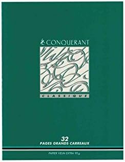 Conquérant 92027 Classic Notebook Stitched School Use Varnished Card A4 ...