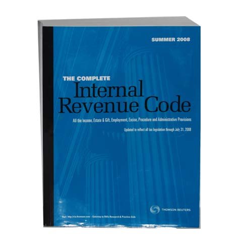 Ria The Complete Internal Revenue Code - Summer 2008 (All the Income ...