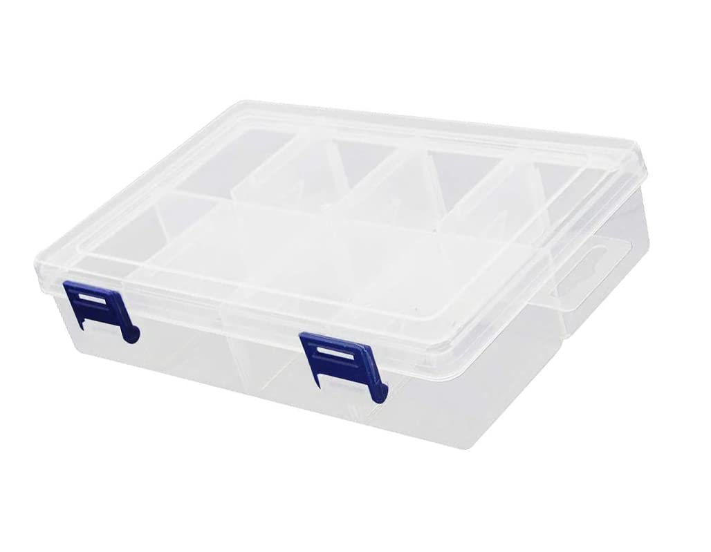 Auniwaig PP Component Storage Box, Plastic Organizer Adjustable ...