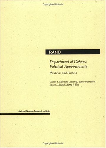 Amazon.com: Department of Defense Political Appointments: Positions and ...