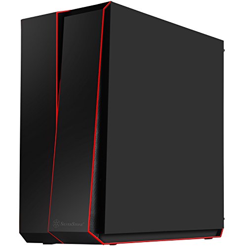 SilverStone Technology ATX Computer Case with Full Tempered-Glass Side ...