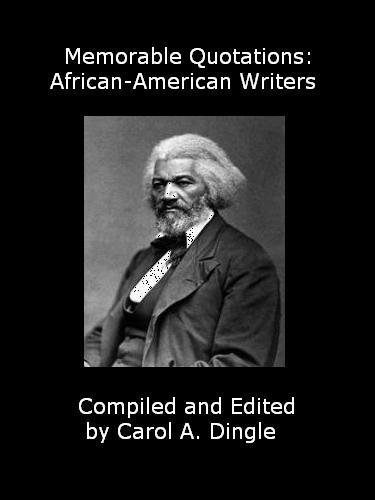 Amazon.co.jp: Memorable Quotations: African-American Writers (English ...