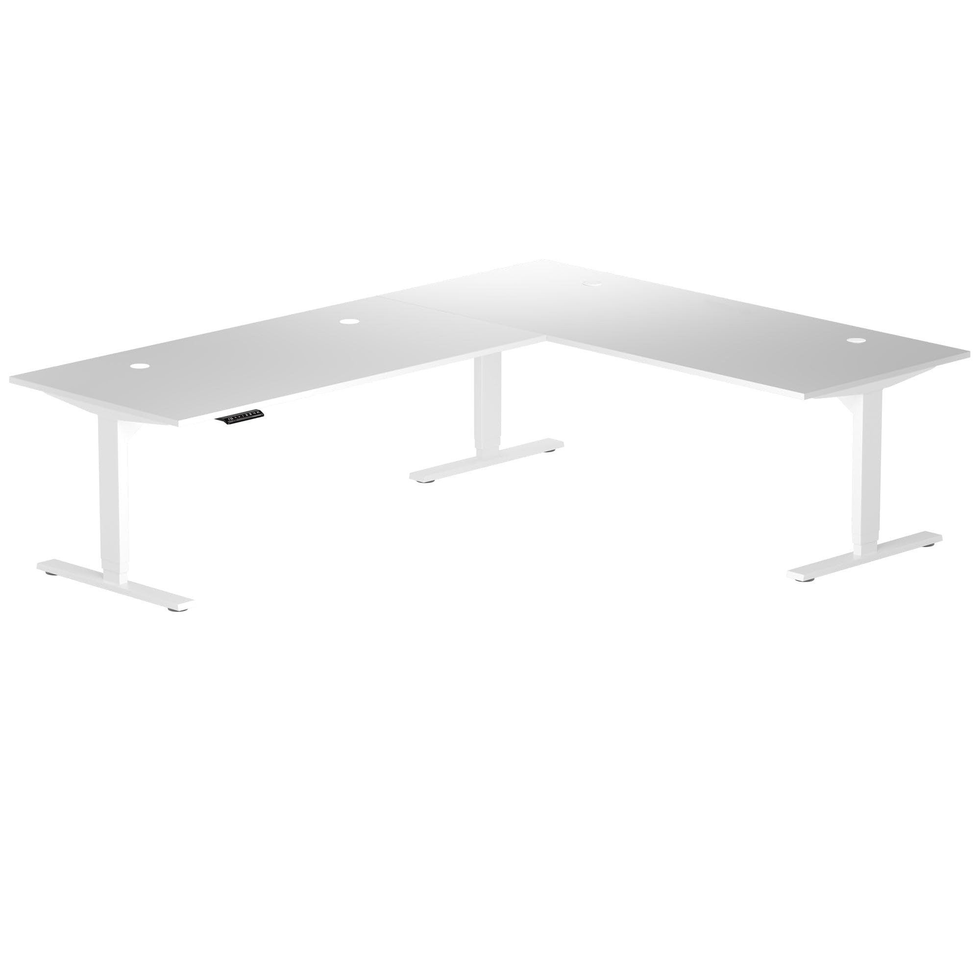 Amazon.com: Progressive Desk L Shaped Height Adjustable Standing Desk ...
