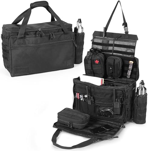 Amazon.com: Police Patrol Bag, Front Seat Organizer Law Enforcement ...
