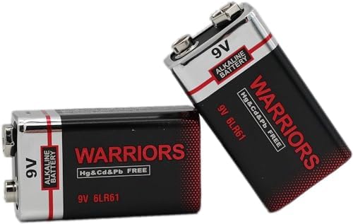 Warriors 2X batteria 9V Batterie 9 Volt pila Pile 9v alcaline, Extra ...