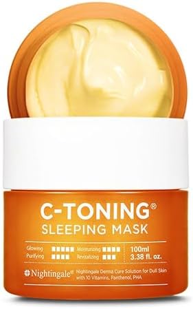 Amazon.com: Nightingale C Toning Sleeping Mask, Vitamin C & Niacinamide ...
