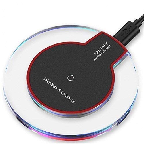 Universal Fantasy Wireless Charger with LED Light Compatible for qi Enabled Devices (Wireless ...