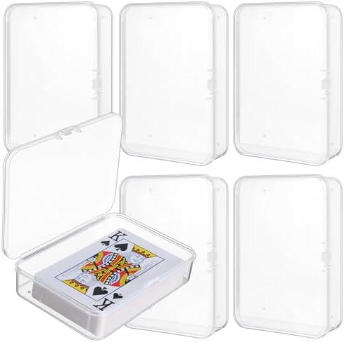 Amazon.com: TSIS MHUO 6 PCS Playing Card Case Clear Acrylic Storage ...