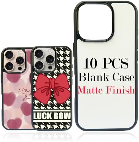Amazon.com: FOQENCCI 5 Piece Sublimation Case Compatible for iPhone 16 ...
