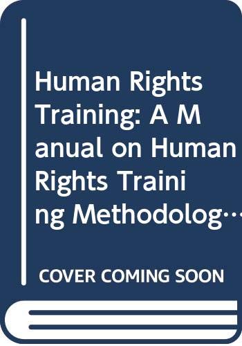 Amazon | Human Rights Training: A Manual on Human Rights Training ...