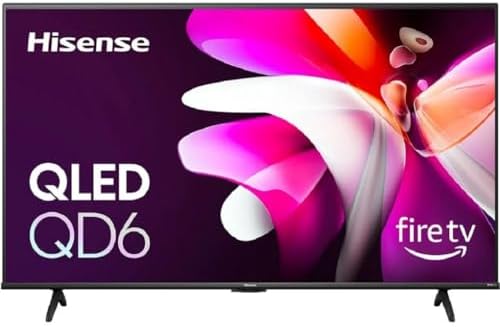Amazon.com: Hisense 50" Class QD6 Series 4K UHD QLED QLED Color TV ...