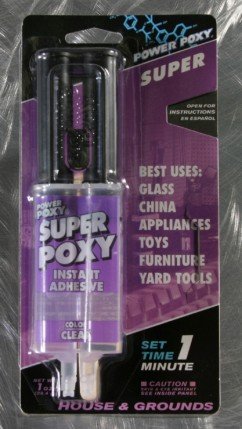 Power Poxy 21202 House and Grounds Super Fast Setting Glue, 14mL Size: Cyanoacrylate Adhesives ...