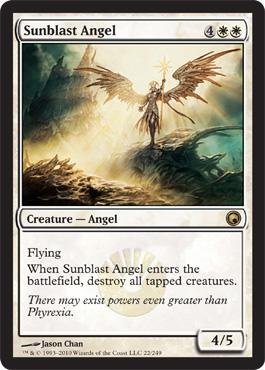Amazon.com: Magic: the Gathering - Sunblast Angel - Scars of Mirrodin ...