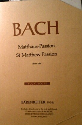 Amazon.com: MATTHAUS-PASSION / ST. MATTHEW PASSION BWV 244 Vocal Score ...