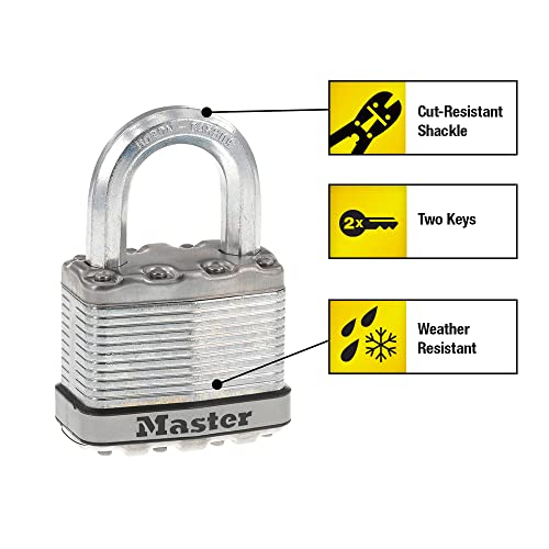 Master Lock M5XD Magnum Heavy Duty Padlock with Key, 1 Pack – BigaMart