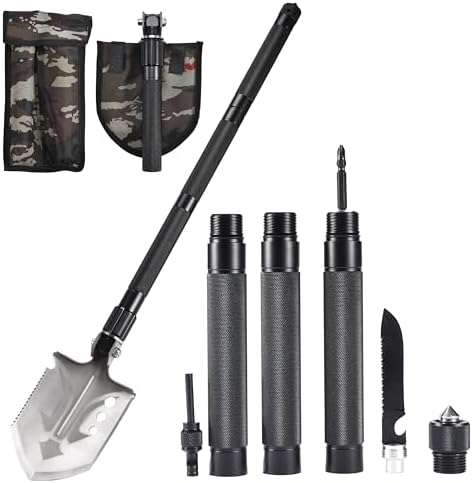 Amazon.com : Survival-Shovel - Tactical Shovel Multi Purpose 23 in 1 ...