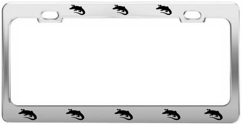 Amazon.com: Product Express Alligator License Plate Frame Chrome Metal ...