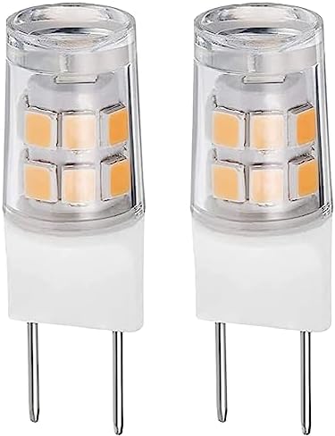 3-Pack G8 LED Bulb GY8.6/T4 Bi-pin Base 3W 30W Halogen Replacement Bulb ...