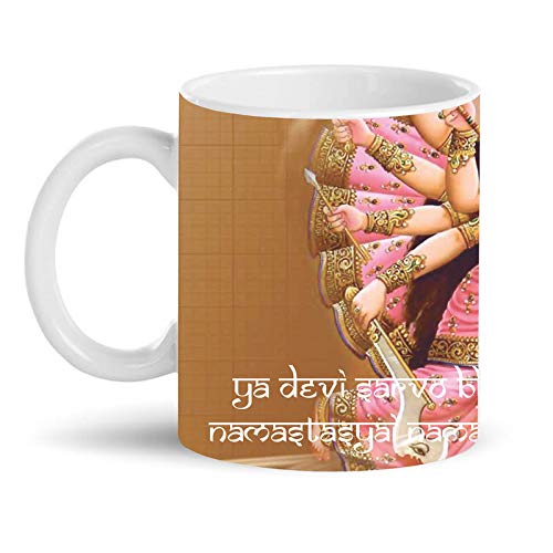 Buy Designing Guru Prints Ceramic Coffee Mug Best Gift for Navratri in ...
