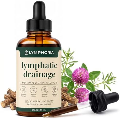 Amazon.com: LYMPHORIA Lymphatic Drainage Drops for Bloat Relief & De ...
