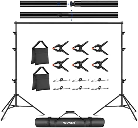 Amazon.com : NEEWER Backdrop Stand Heavy Duty with Widened Bases ...