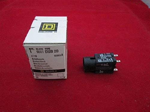 Square D Contact Block 9001 DUB-20 New: Amazon.com: Industrial & Scientific