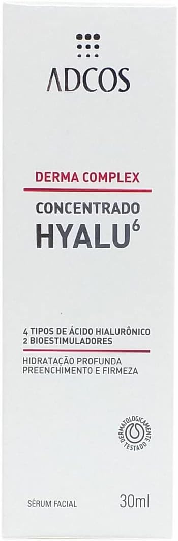 Derma Complex Concentrado Hyalu 6 (30ml) - ADCOS : Amazon.com.br: Beleza
