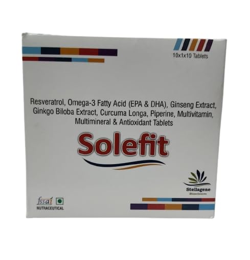 Solefit Multivitamin Multi Mineral& Antioxidant Tablets 9 strip of 10 ...