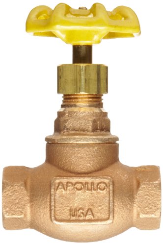 Apollo 121T-LF Series Bronze Globe Valve, Potable Water Service, Class ...