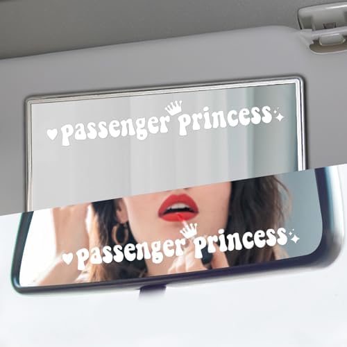 Amazon.com: Passenger Princess Car Stickers, Girls Car Window Rearview ...