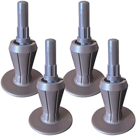 Amazon.com: Home's Place Steel Stem Bed Frame Feet to Replace Wheels ...