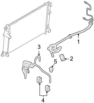 Amazon.com: Ford BE5Z-7R081-A, Auto Trans Oil Cooler Hose : Automotive