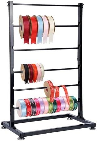Amazon.com: 6-Tier Ribbon Holder, Large Capacity Ribbon Storage Rack ...