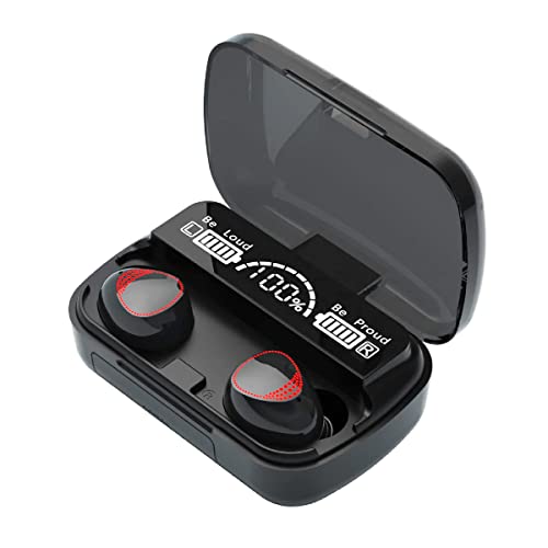 TXOR Vibe M10 TWS Earbuds, in-Ear v5.1 Bluetooth, IPX7 Waterproof & 100 hrs Playtime with LED ...