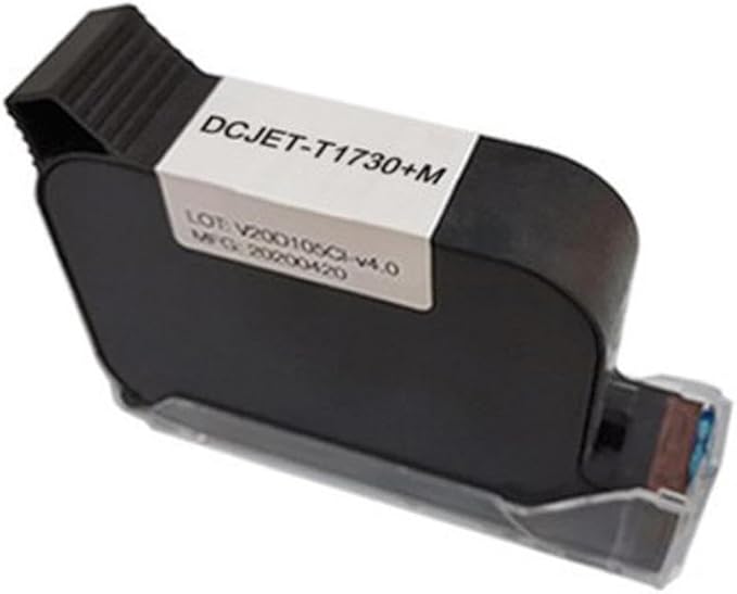 Amazon.com: DCJET T1730+M Solvent Ink Cartridge Compatible with ...
