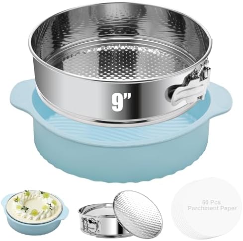 Amazon.com: OYAOL 9 Inch Springform Pan - Nonstick Leakproof 304 ...