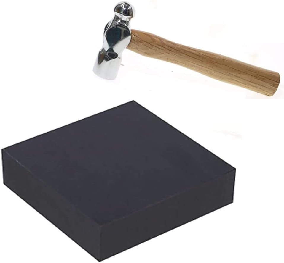 Amazon.com: Rubber Bench Block(4"x4“), Stamping Hammer for Hammering ...