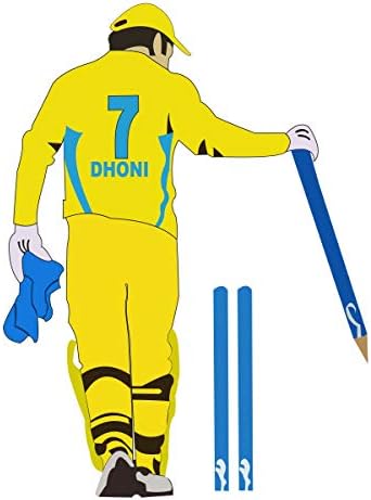 Wallstick enga thala dhoni wallstickers (Vinyl 70 cm x 60 cm) : Amazon ...