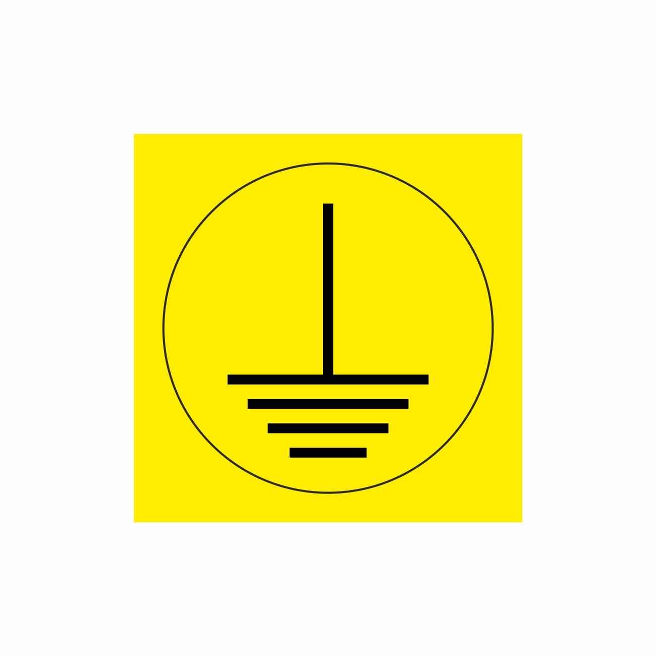 Rangvishwa Earthing Sticker - Self Adhesive Vinyl Sticker (Pack of 30 ...