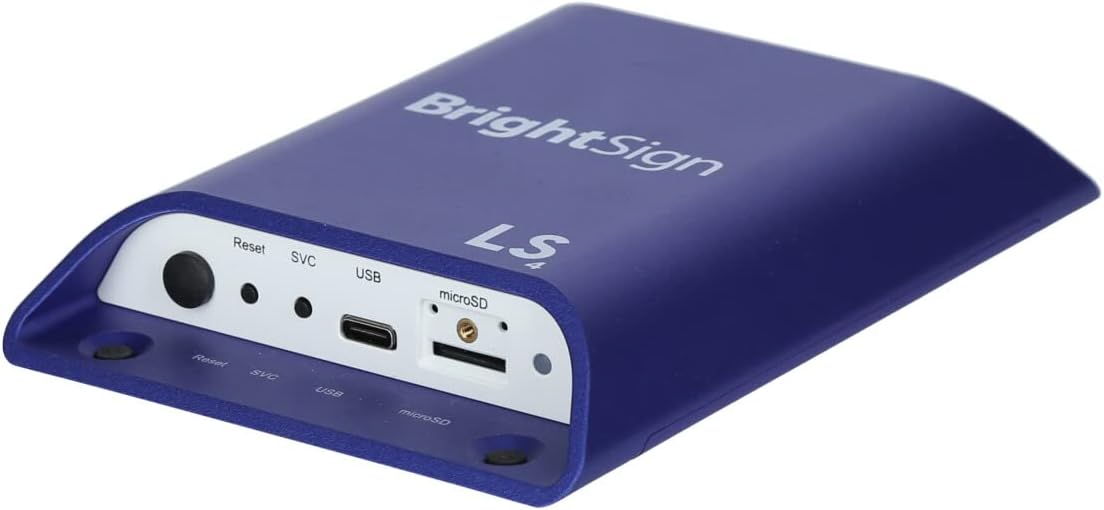 Amazon.com: Brightsign HTML5 Standard I/O Digital Signage Player w/USB Interactivity (LS424 ...